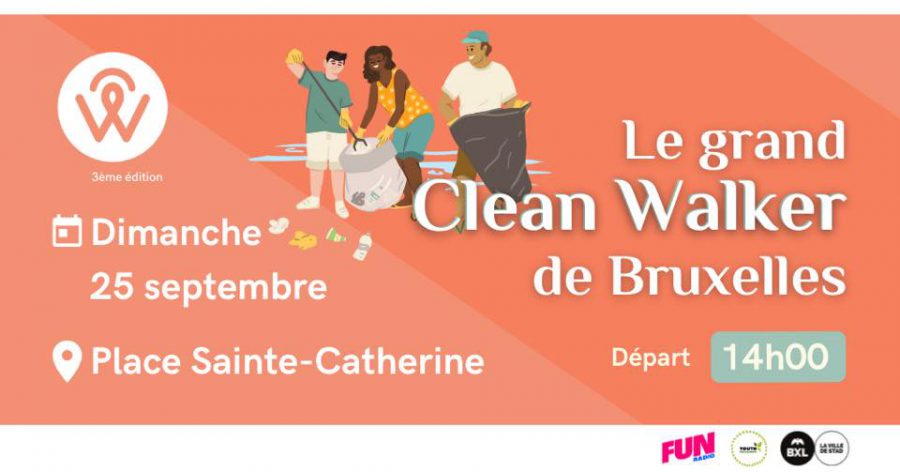 CLEAN WALKER BELGIQUE vous donne rendez-vous! • FUN Radio