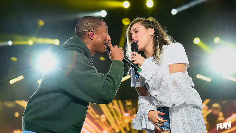Miley Cyrus et Pharrell Williams dévoilent enfin leur collab! • Fun Radio
