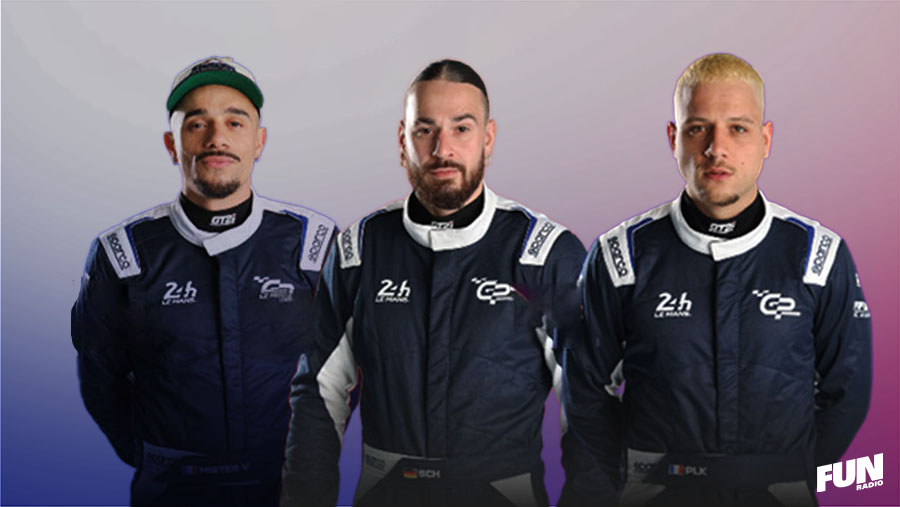 GP Explorer 3 : SCH, PLK et Mister V sur la ligne de départ 🏎️🔥 • FUN Radio